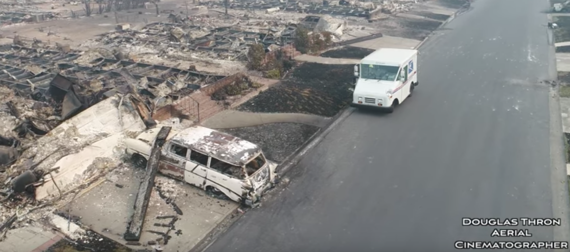 Haunting Drone Footage Captures Scorched Santa Rosa - Inman