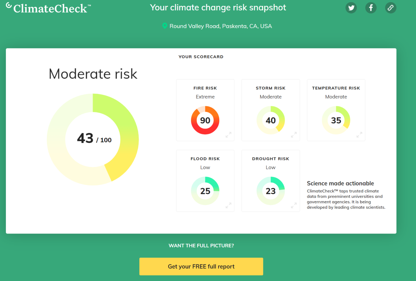 ClimateCheck Calculates Climate Change Risk For Homeowners - Inman